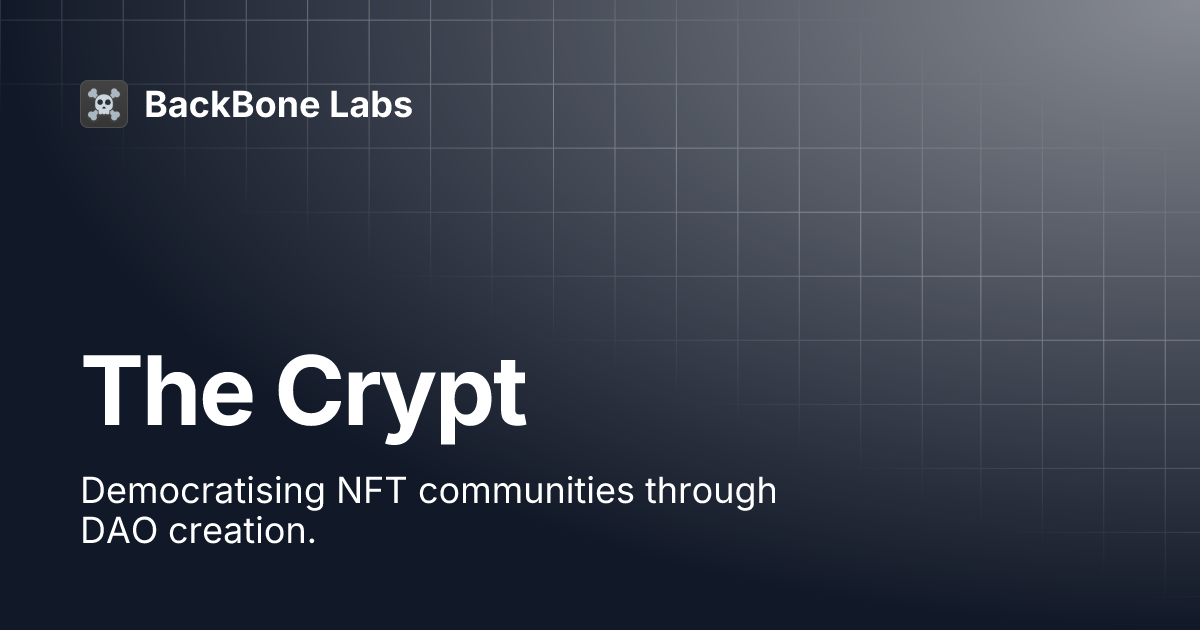 The Crypt | BackBone Labs